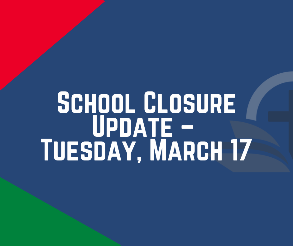School Closure Update – Tuesday, March 17 - HSCDSB
